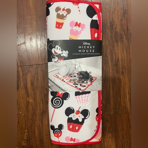 Disney | Kitchen | Disneys Mickey And Minnie Sweet Treats Dish Drying ...